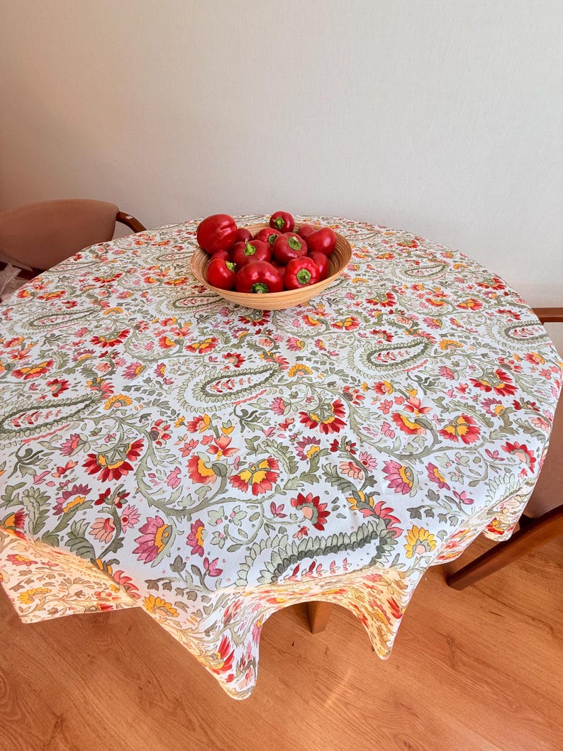 Waterproof Tablecloth Cottagecore Decor. This Effect Retains Liquids on ...