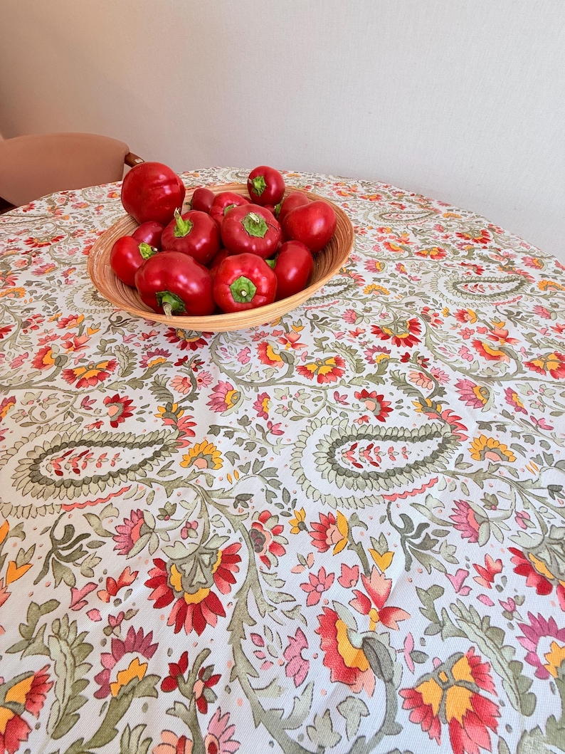 Waterproof Tablecloth Cottagecore Decor. This Effect Retains Liquids on ...