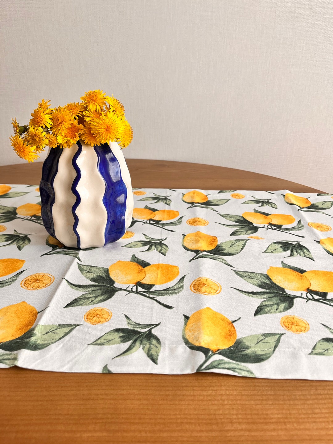 Table Lemon Runner. Stylish Lemon Table Runner. the Runner is Made of ...