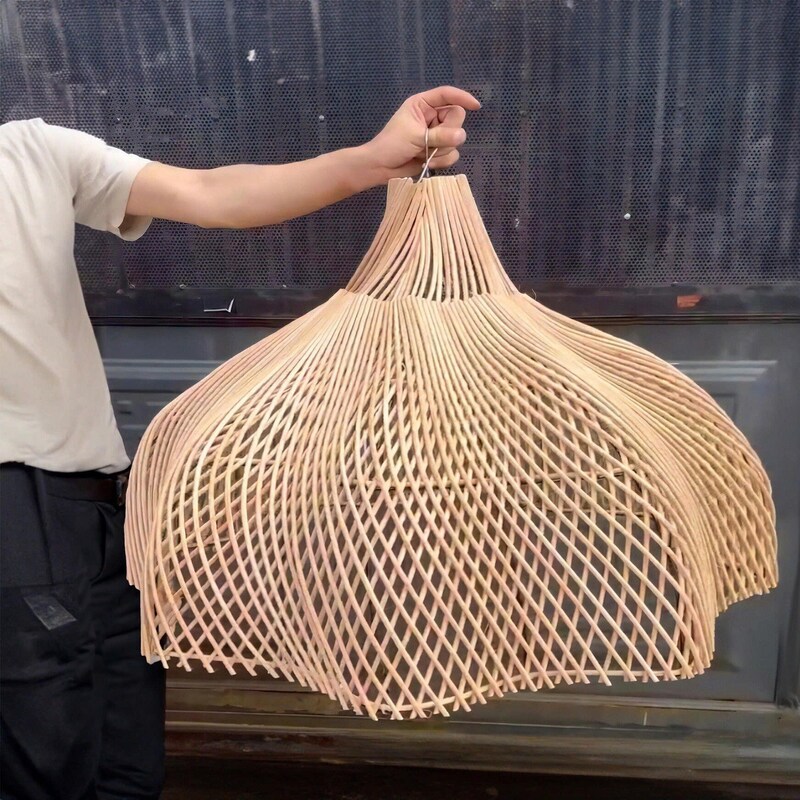 Rattan Lamp Shade - Etsy