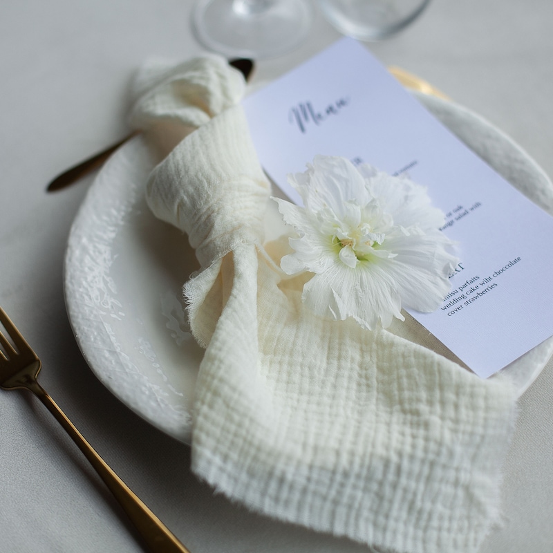 Muslin Napkins - Etsy