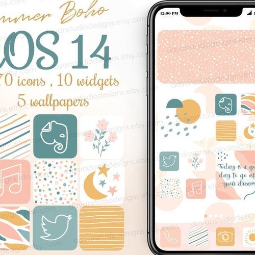 Beach Boho Aesthetic Ios App Icons 52 Iphone Ios 14 Aesthetic | Etsy Beach Boho Aesthetic Ios App Icons 52 Iphone Ios 14 Aesthetic | Etsy