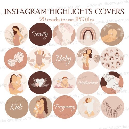 Mother Instagram Highlight Icons Mom Life Instagram - Etsy