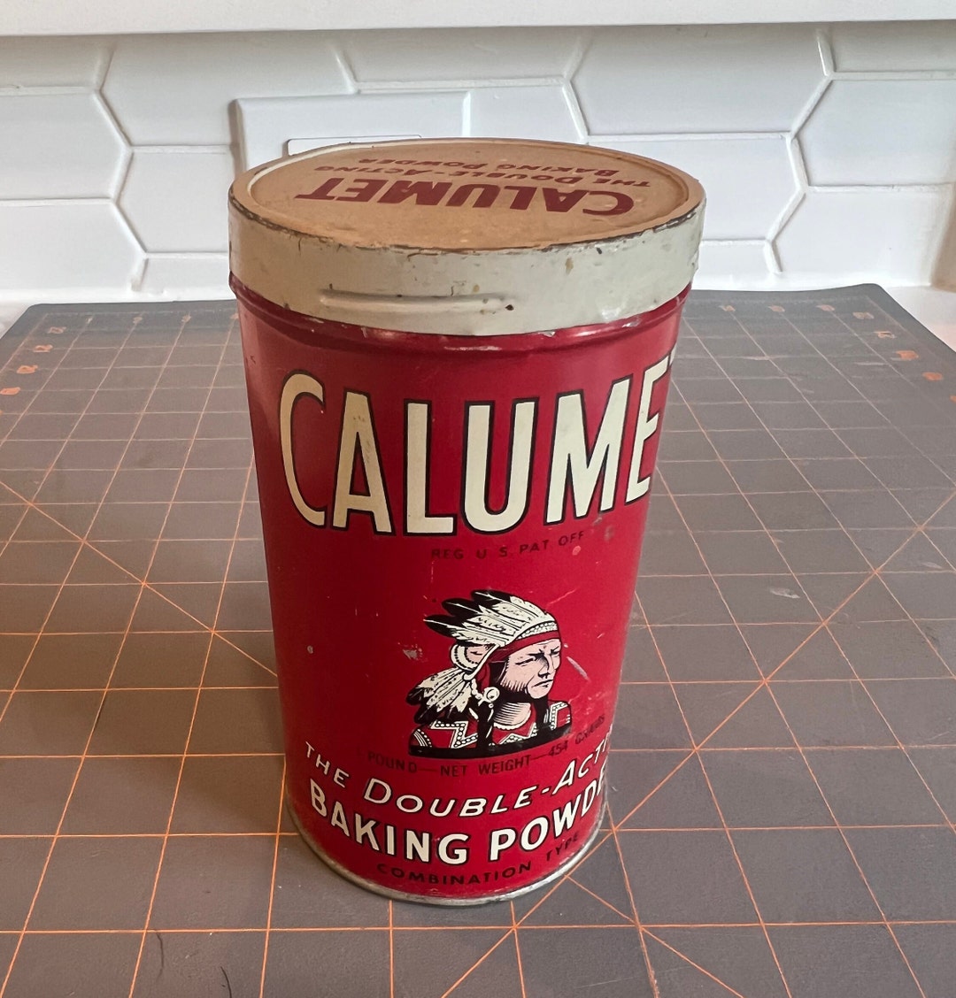 Vintage Calumet 1lb. Baking Powder Tin - Etsy