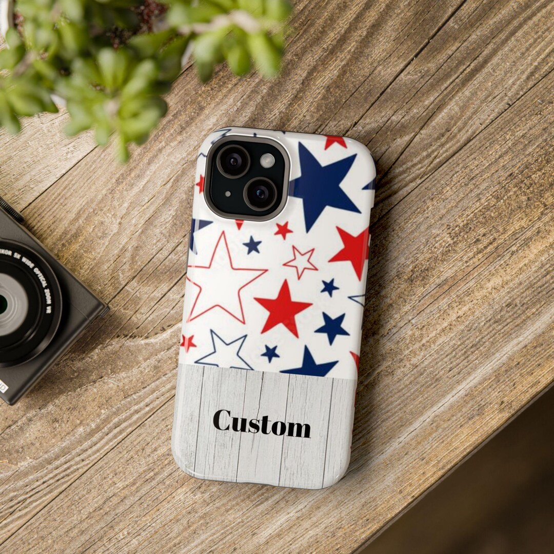 Starry Custom Magnetic Phone Case - Patriotic Phone Cover, Personalized Gifts for Him/her ...