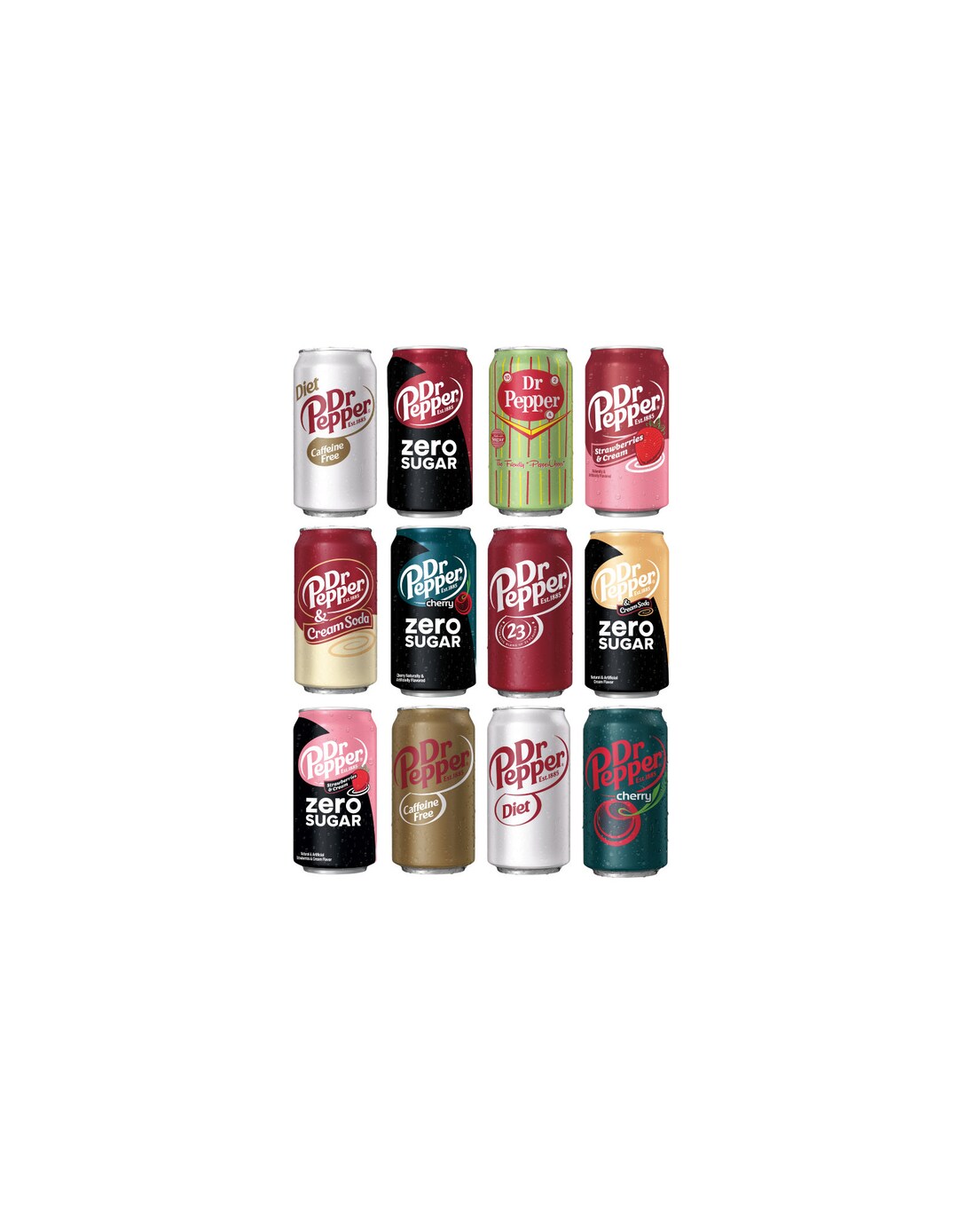 Dr. Pepper Collage SVG & PNG - Etsy Canada