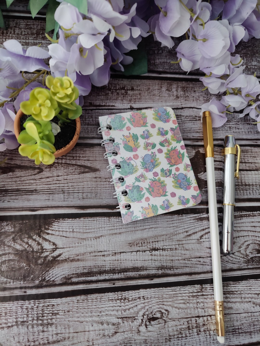 Gen 1 Poke Sparkly Mini Sketchbook - Coil Bound - 3x4 Inches - Blank ...