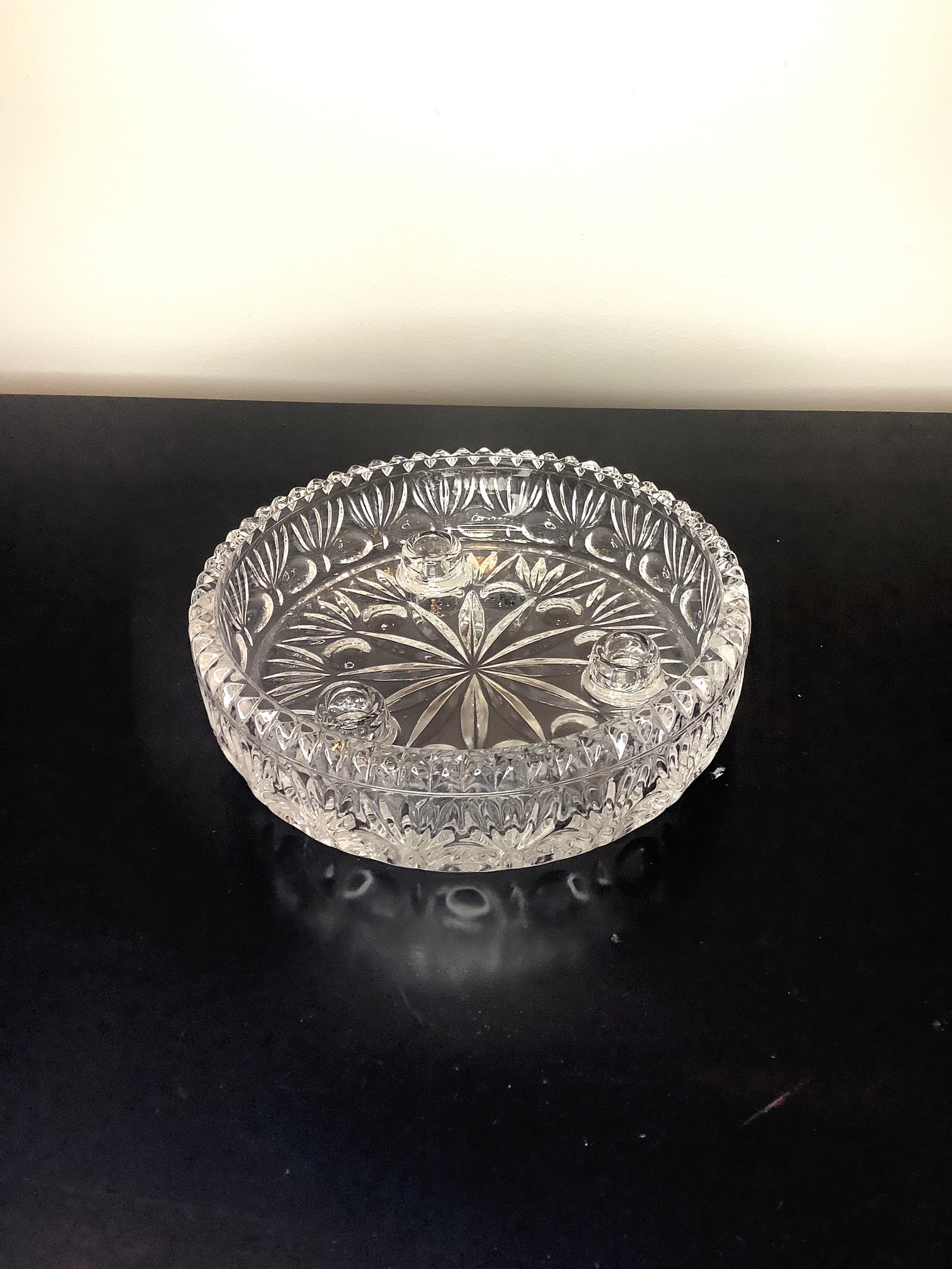 Vintage Princess House Crystal 3 Candleholder - Etsy