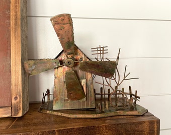 Metal Windmill - Etsy