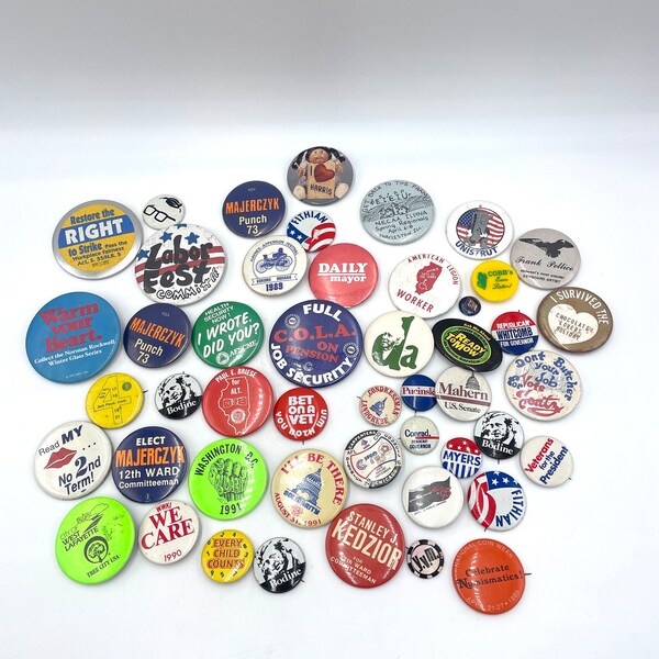 Political Button - Etsy