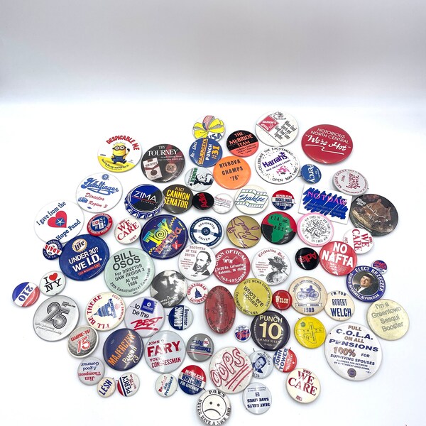 Political Button - Etsy
