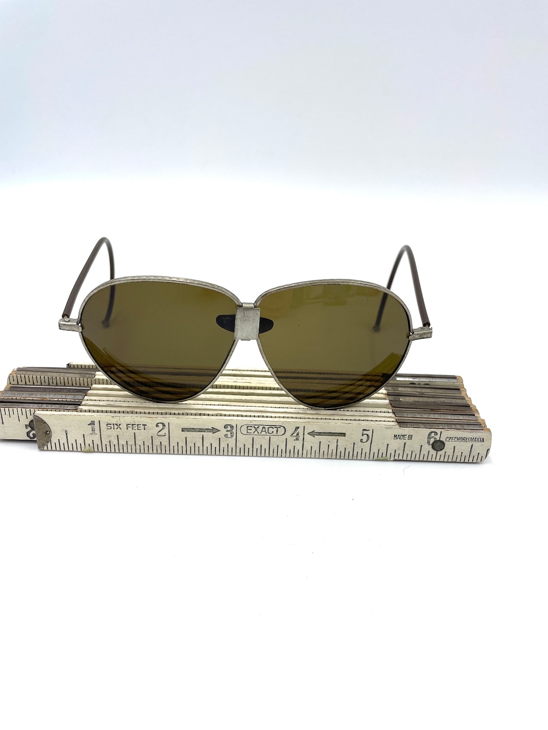 Vintage 1930s Aviator/pilot Foldable Sunglasses With Wrap Around Ear ...