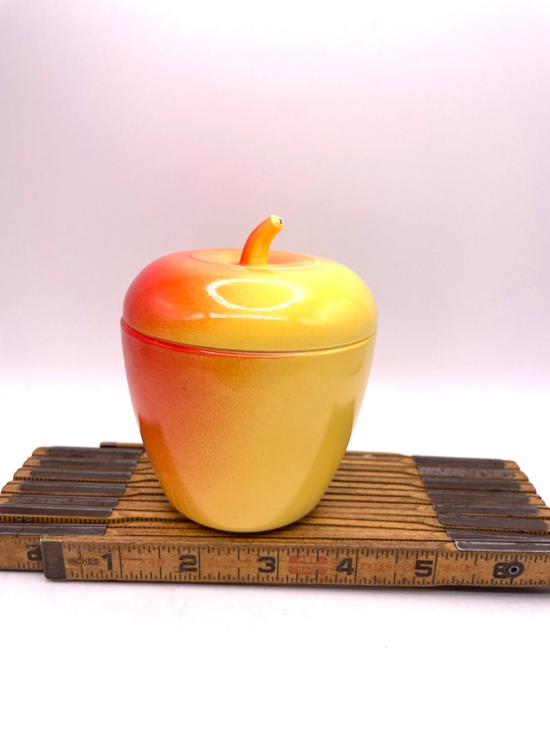 Vintage Hazel Atlas Milk Glass Ombré Apple Jam/dish With - Etsy
