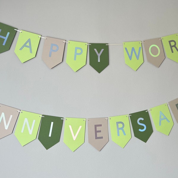 Happy Work Anniversary Banners - Etsy