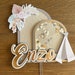 Boho Cake Topper, Boho Arch Cake Topper, Boho Shaker Birthday Cake ...