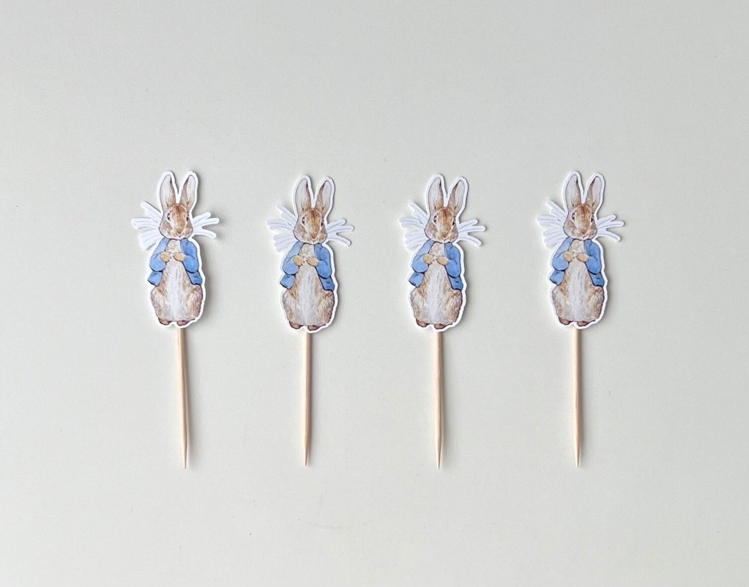 Peter Rabbit Cupcake Toppers, Peter Rabbit Theme, Beatrix Potter Baby ...