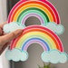 Rainbow Cake Topper Rainbow Birthday Cake Topper Custom - Etsy