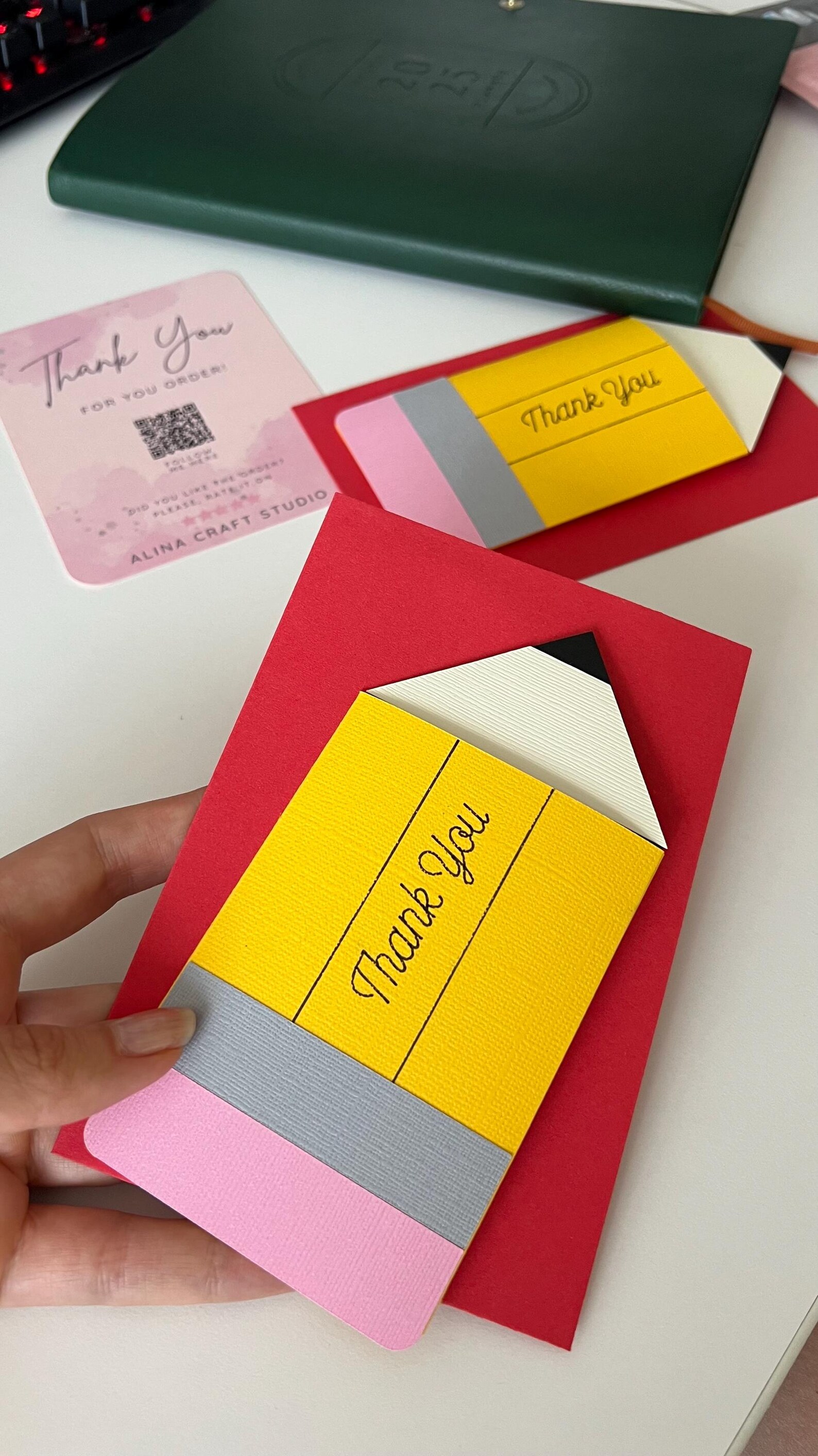 Pencil Gift Card Holder: Teacher Appreciation Gift - Etsy