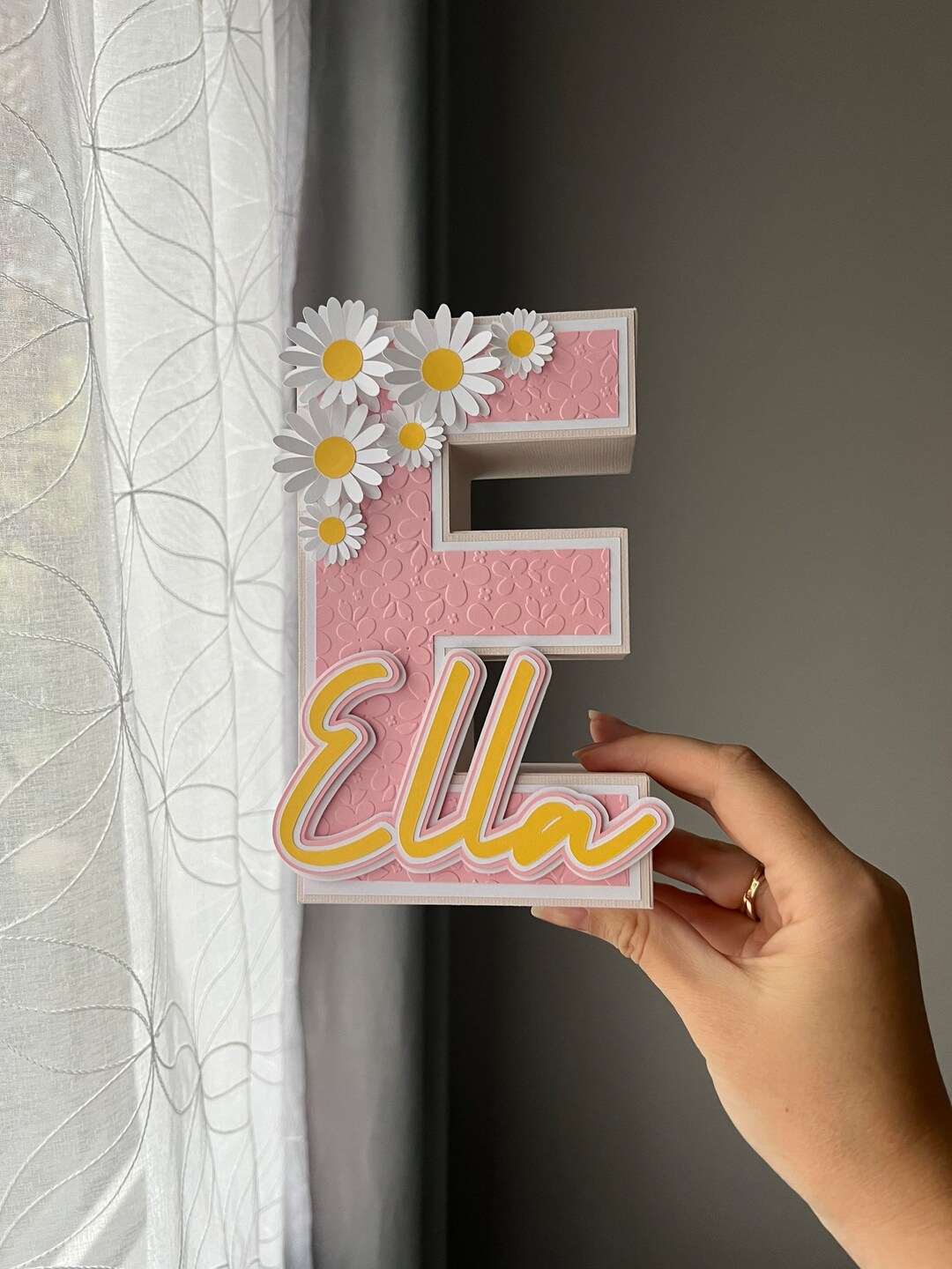 Daisy 3D Letter Daisy Party Decor Daisy Birthday 3D Letters - Etsy