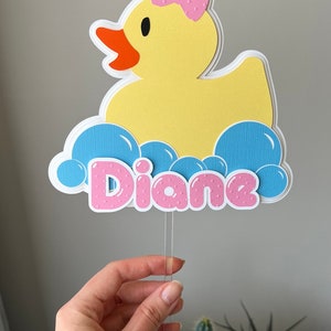 Girl Rubber Duck 3D Letters, Nursery Decor, Birthday Party - Etsy
