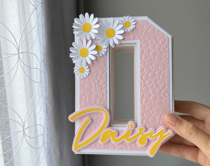 Daisy 3D Letter, Daisy Party Decor, Daisy Birthday 3D Letters, Custom ...