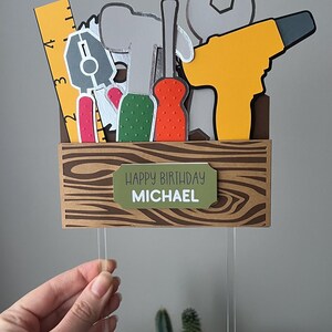 Handyman Cake Topper - Handyman Tools Birthday - Toolbox Party Decor ...