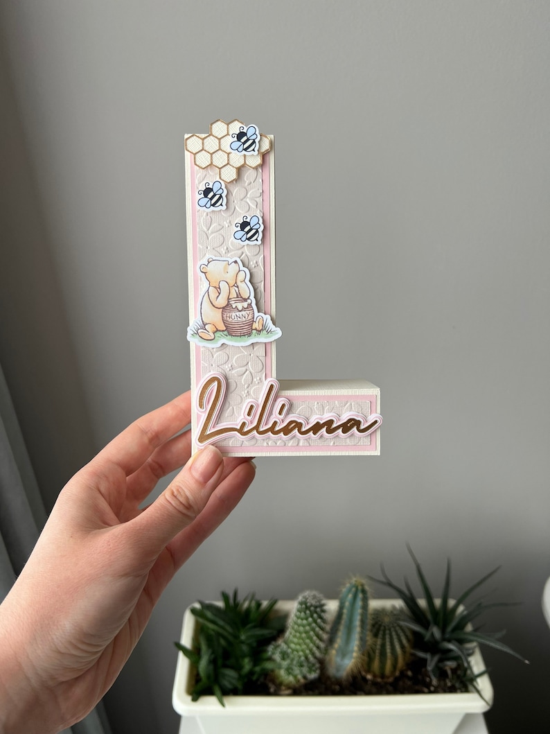 Classic Winnie the Pooh 3D Letters, Winnie First Birthday 3D Letters ...