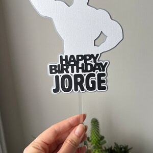 Body Builder Cake Topper, Power Lifting Birthday Cake Topper, Sport ...