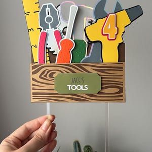 Handyman Cake Topper - Handyman Tools Birthday - Toolbox Party Decor ...