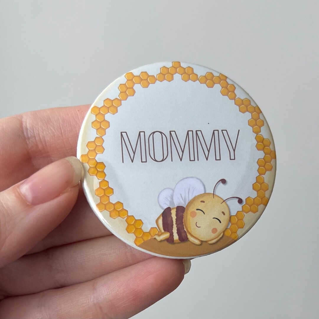 Mommy to Bee Baby Shower Pin, Daddy to Be Badge, Sweet Baby Bee Party ...