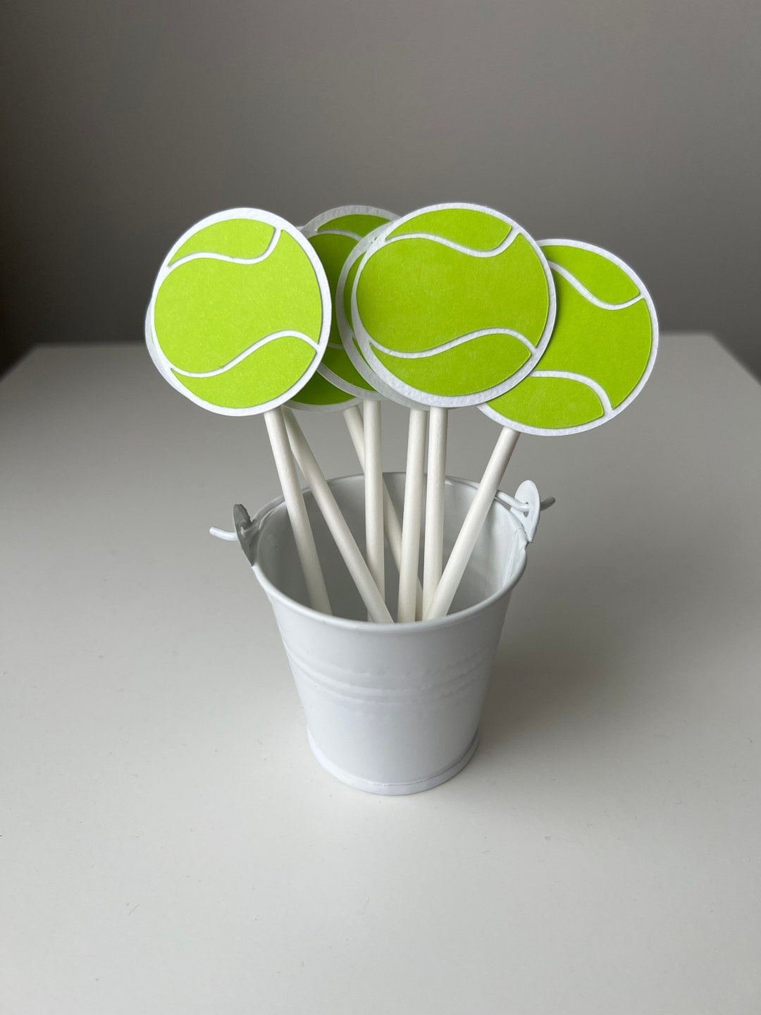 Tennis Cupcake Toppers Tennis Party Tennis Cake Tennis - Etsy