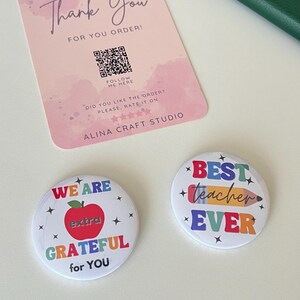 Teacher Gift, Appreciation Pin, Best Teacher Ever - Etsy