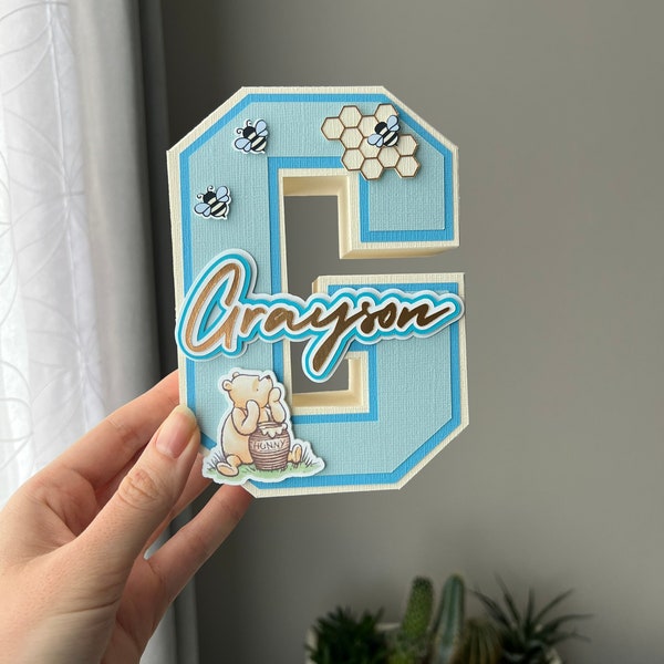 Winnie Pooh Letters - Etsy