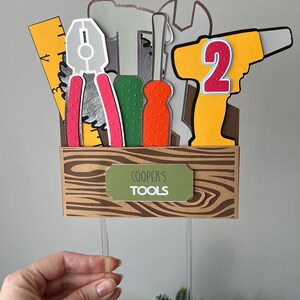 Handyman Cake Topper - Handyman Tools Birthday - Toolbox Party Decor ...