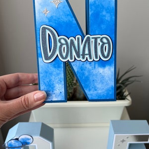 Boy First Trip Around the Sun 3D Letter, First Girl Astronaut Theme 3D ...