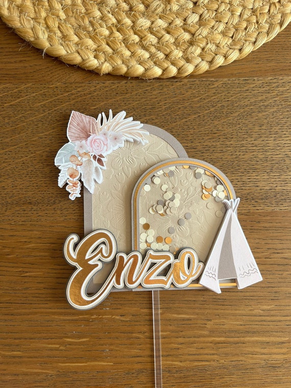 Boho Cake Topper Boho Arch Cake Topper Boho Shaker - Etsy