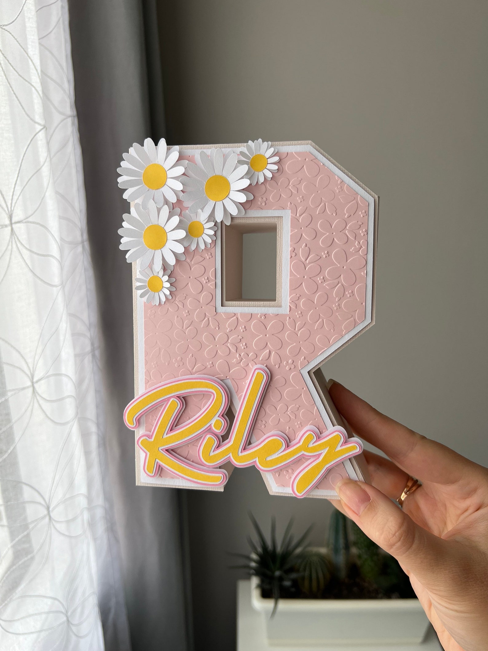 Daisy 3D Letter Daisy Party Decor Daisy Birthday 3D - Etsy
