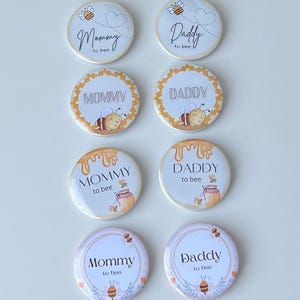 Mommy to Bee Baby Shower Pin, Daddy to Be Badge, Sweet Baby Bee Party ...
