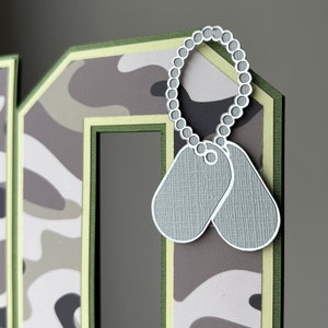 Army Birthday Cake Topper, Military Party Cake Topper, Camouflage Camo ...