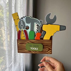 Handyman Cake Topper - Handyman Tools Birthday - Toolbox Party Decor ...