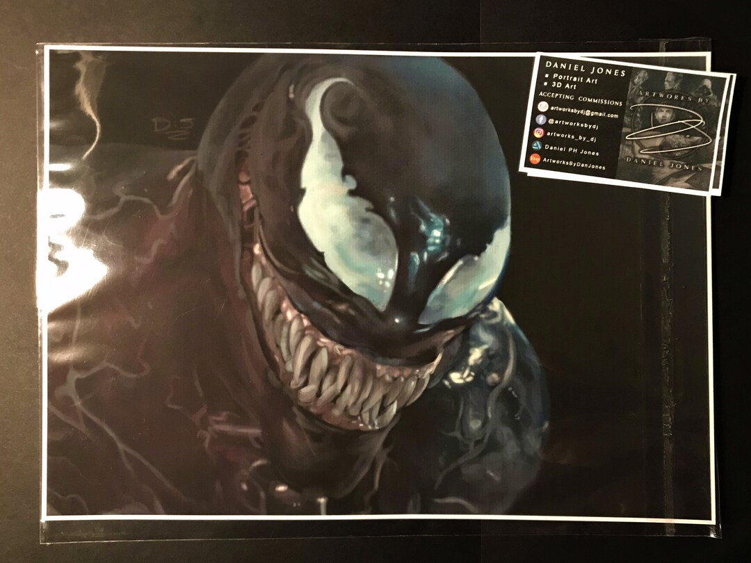 VENOM - Digital Photoshop Painting - Etsy