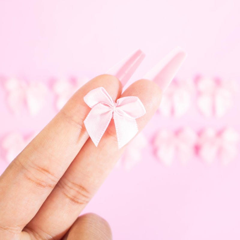 Small Light Pink Bows - Etsy