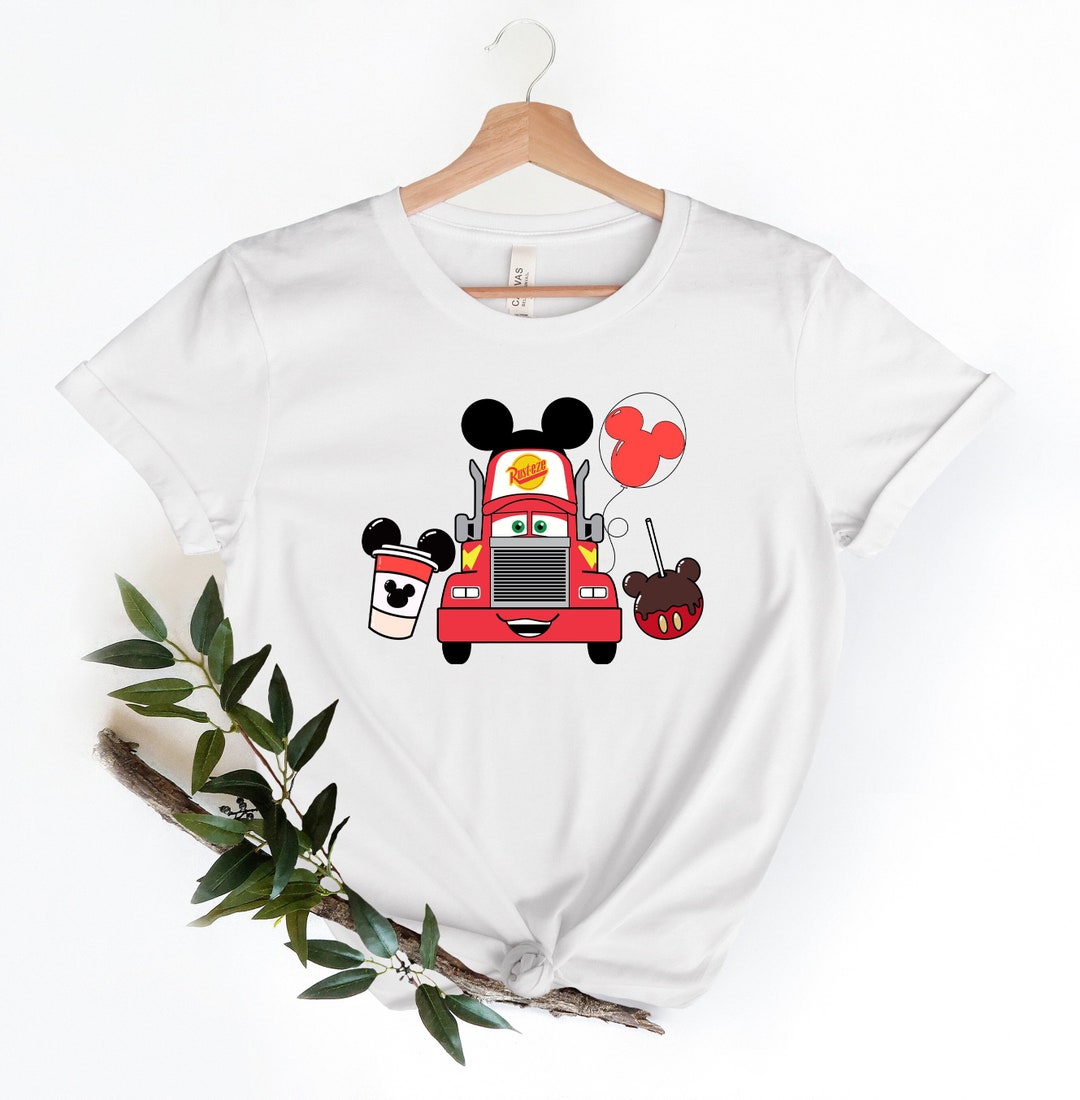 Disney Cars Mack Snacks Shirts, Disney Mickey Ear Mack Truck Disney World Shirt, Adults and Kids ...