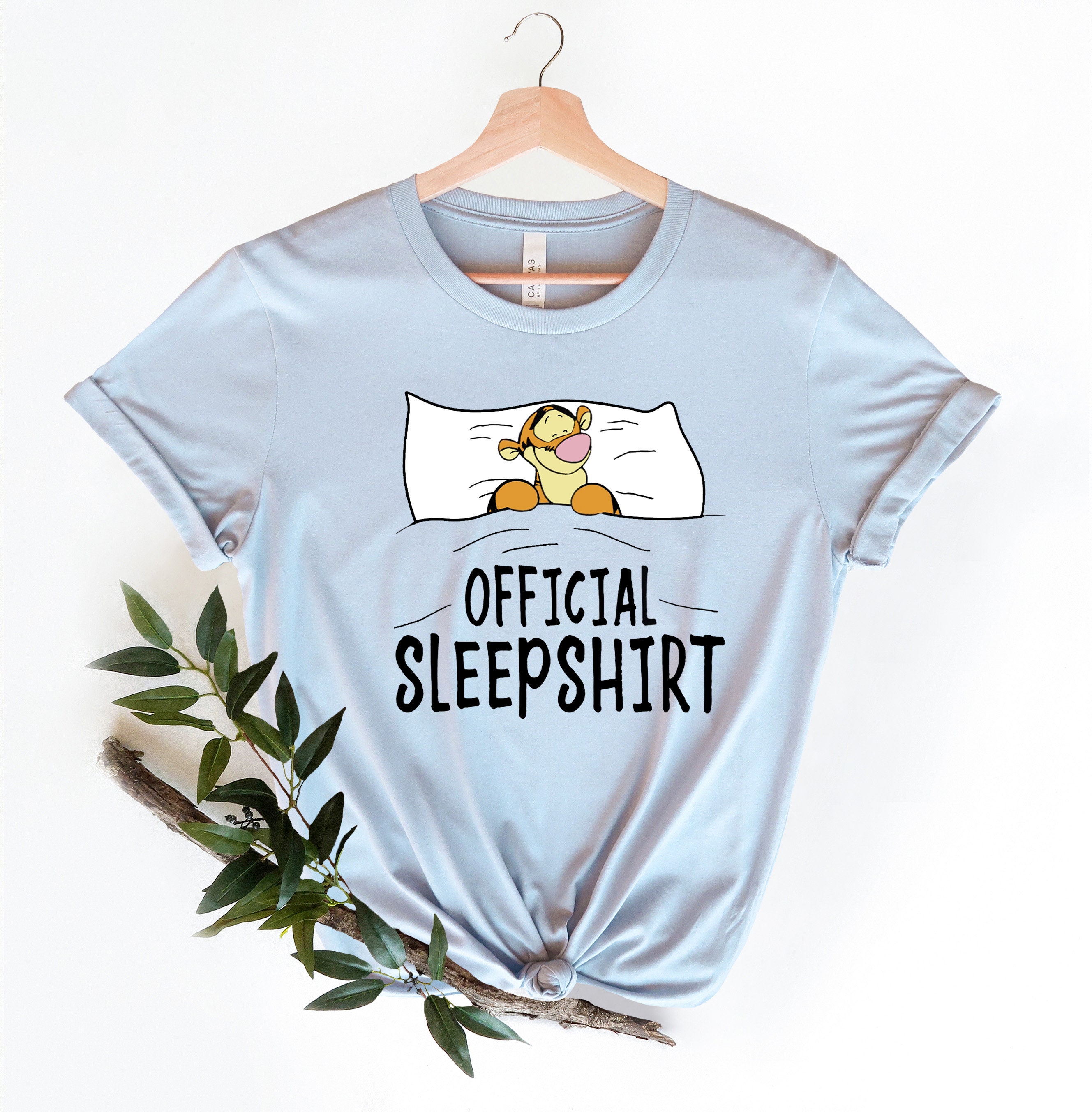 Tigger Official Sleeping Shirt, Tigger Shirts, Winnie the Pooh Shirt ...