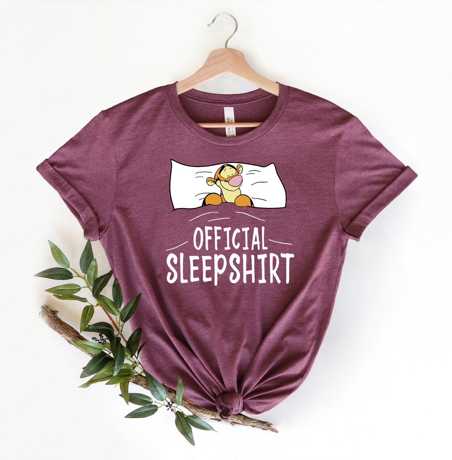 Tigger Official Sleeping Shirt, Tigger Shirts, Winnie the Pooh Shirt ...