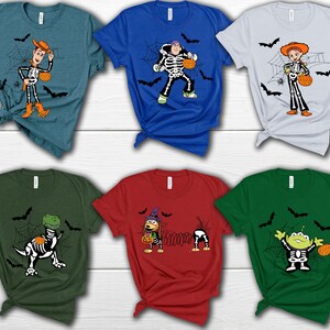 Toy Story Skeleton Halloween Shirt, Spooky Season Disney Halloween ...