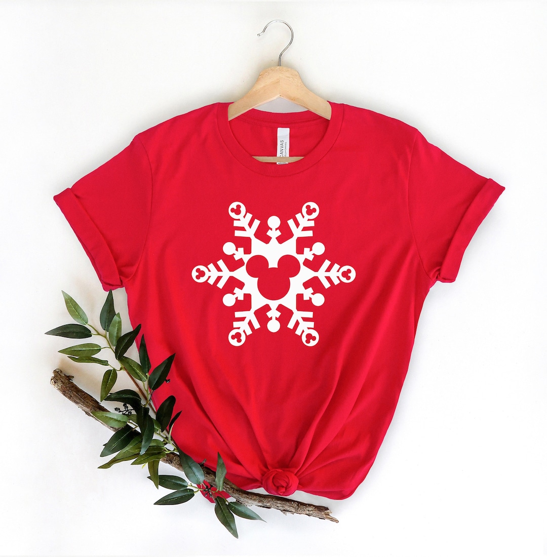 Disney Mickey Snowflake Shirt, Disney Snowflake Shirt, Disney Christmas ...