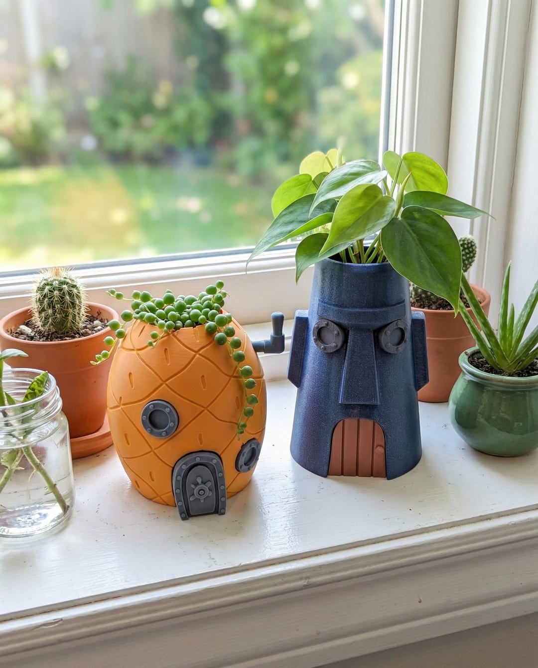 Spongebob & Squidward House Planters / Pots - Various Sizes! - Etsy