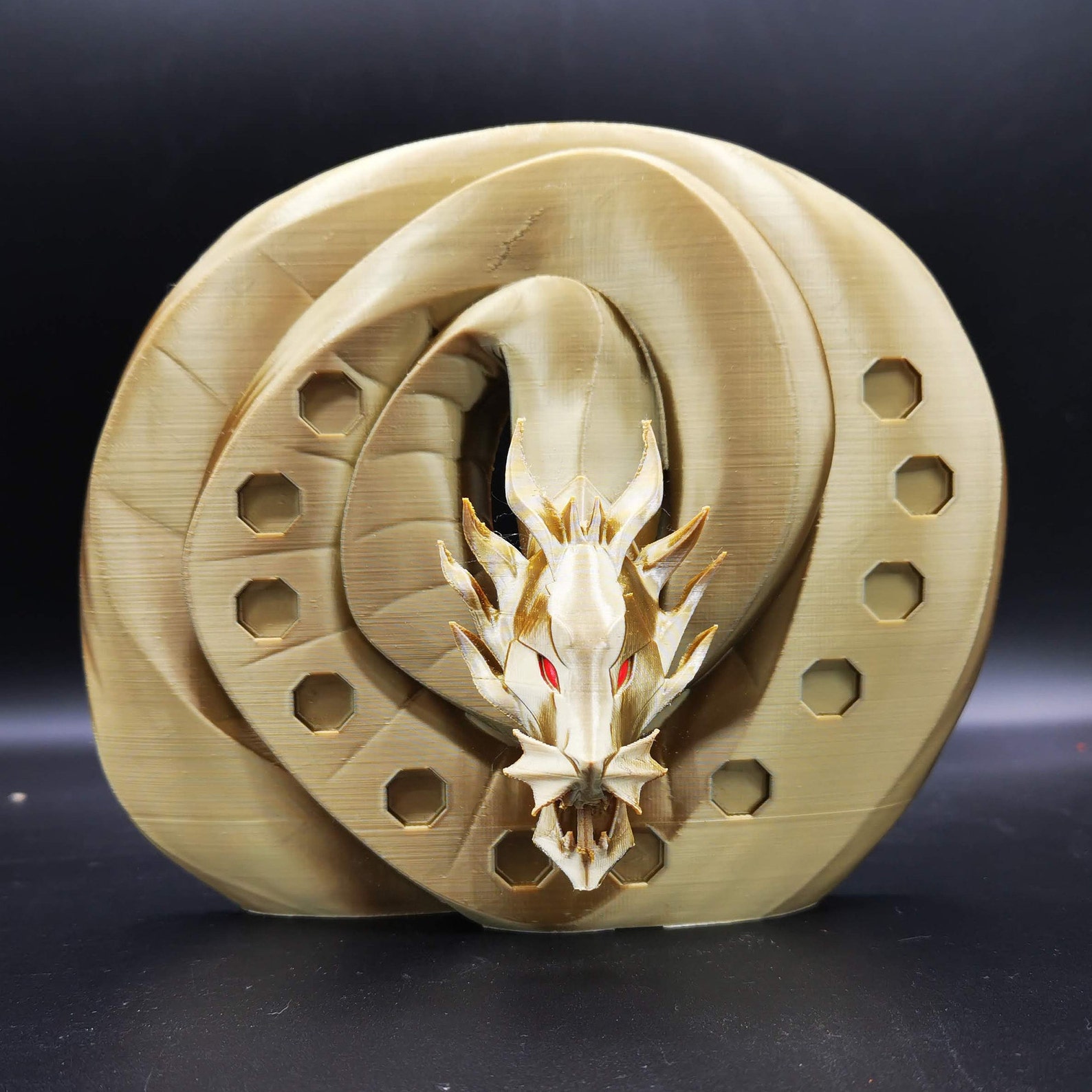 Jackie Chan Shendu Dragon Statue With Talismans Freestanding | Etsy