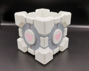 Portal Weighted Companion Cube Aperture Science, Inc 3D Print - Etsy